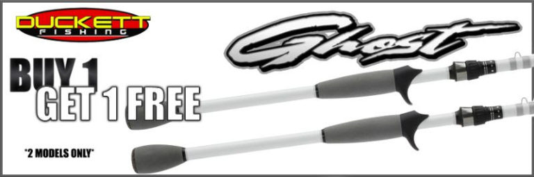 Buy 1, Get 1 Free Duckett Ghost Casting Rods! - American Legacy Fishing