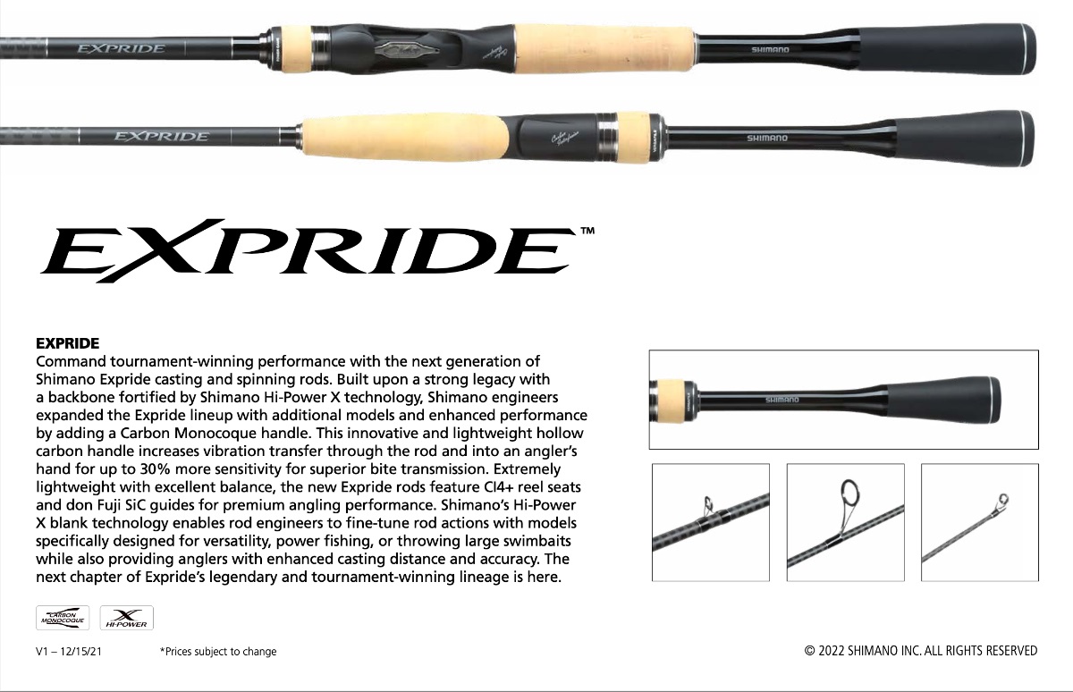 Select 2022 Shimano Expride B Available NOW! - American Legacy Fishing